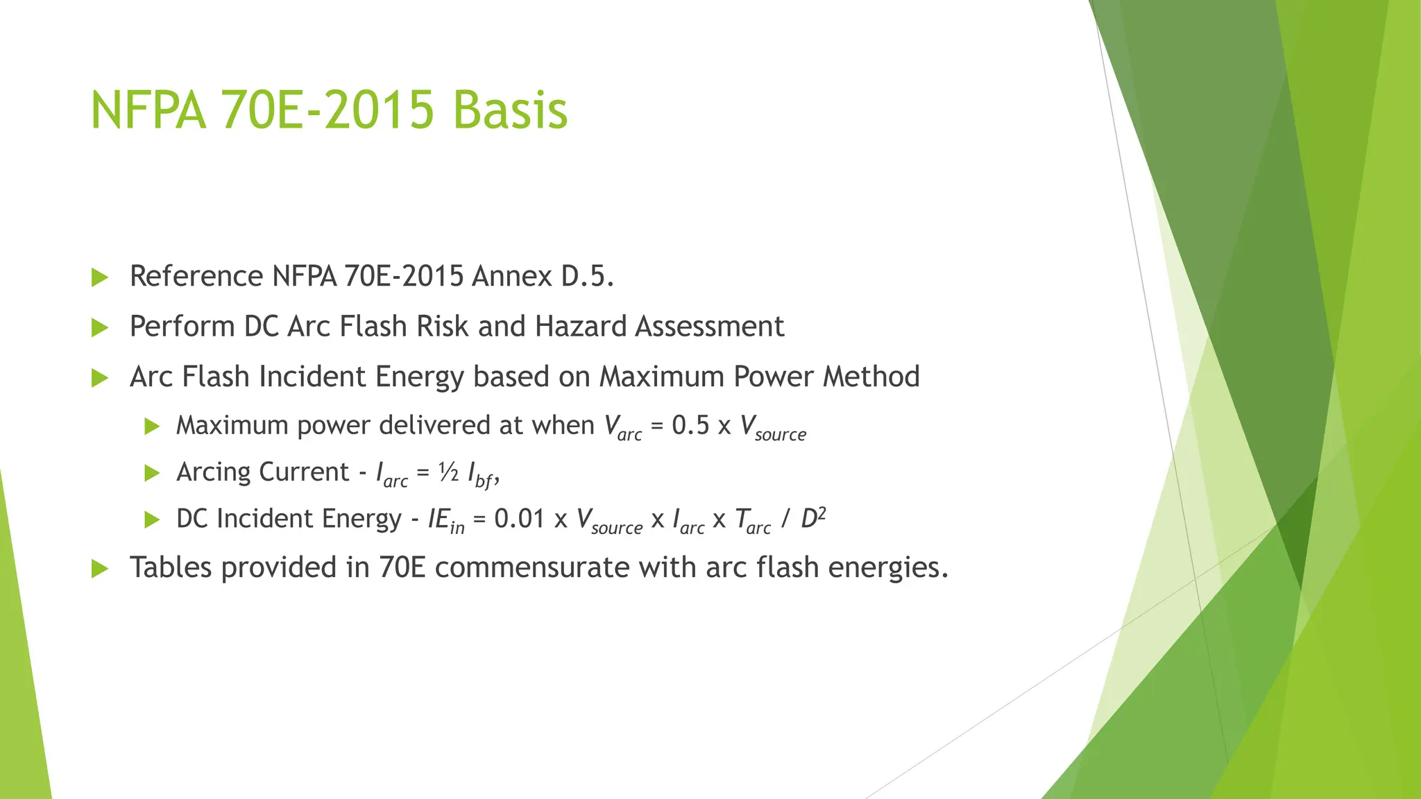 DC-Arc-Flash Presentation............... | PPT