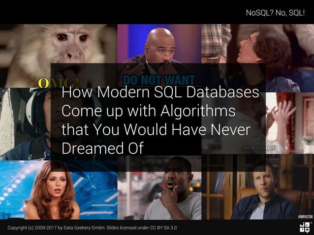How Modern SQL Databases Come up with Algorithms that You Would Have ...