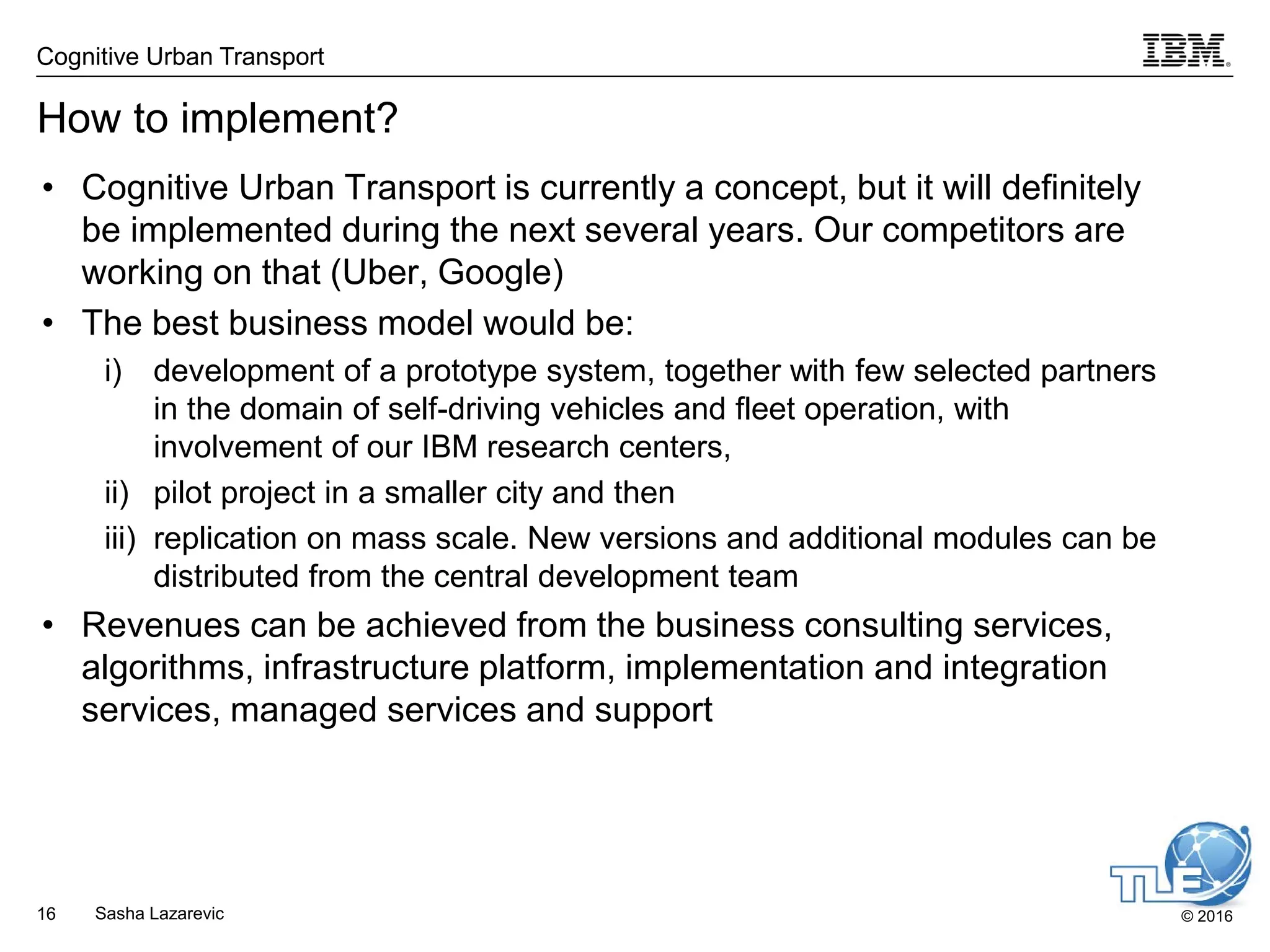 Cognitive Urban Transport | PPT