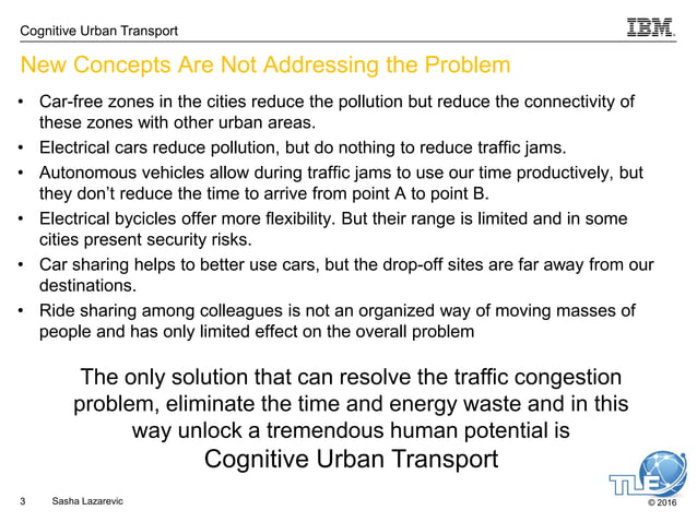 Cognitive Urban Transport | PPT