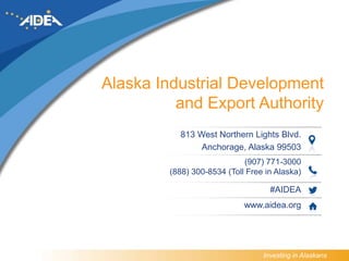 AIDEA Overview 2017 | PPT