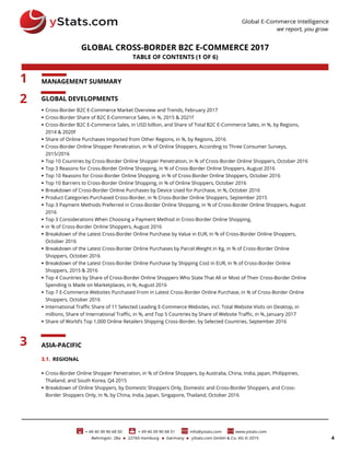 Product Brochure: Global Cross-Border B2C E-Commerce 2017 | PDF