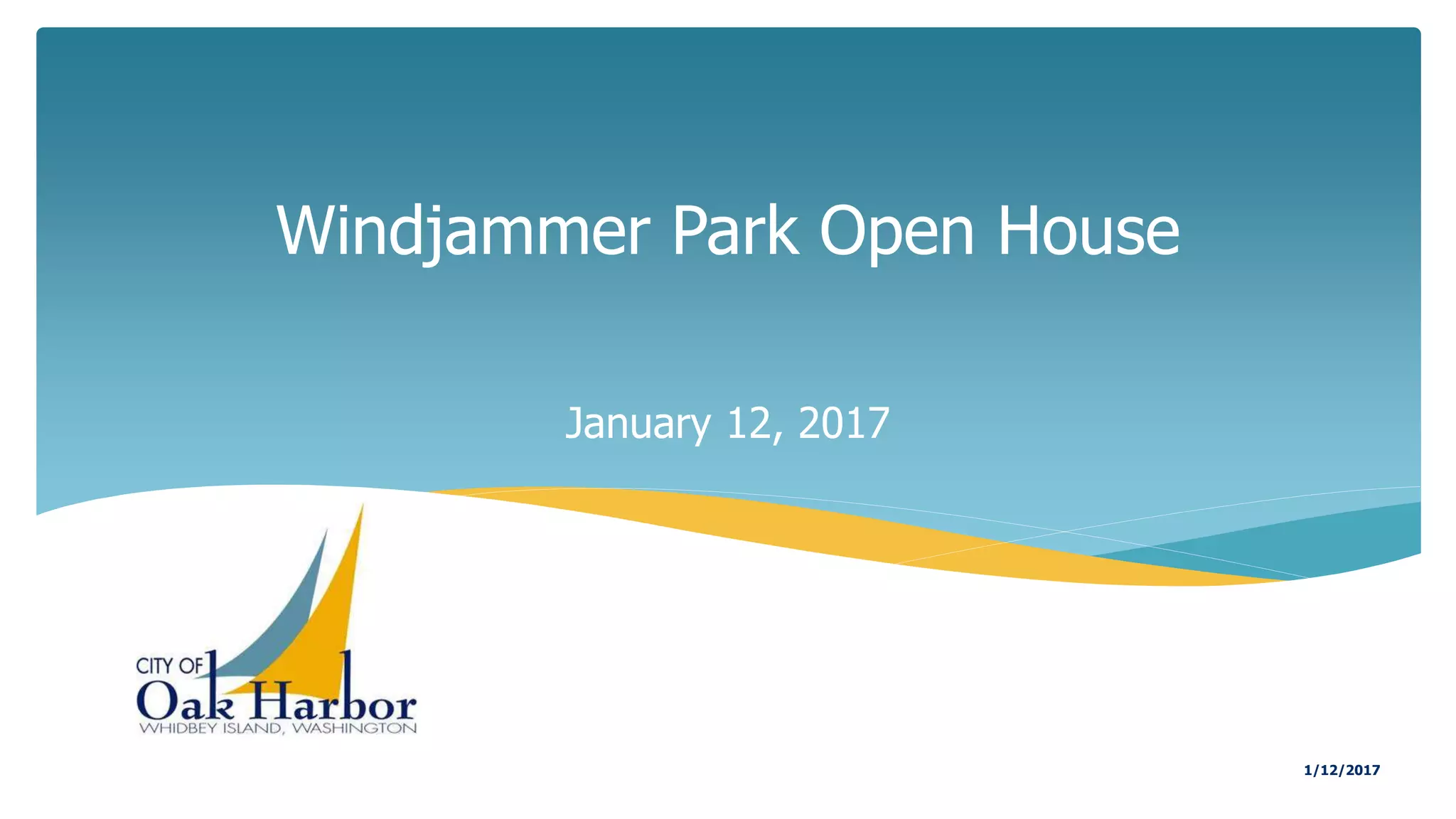 Windjammer Park Phase 1 Design Open House | PPT