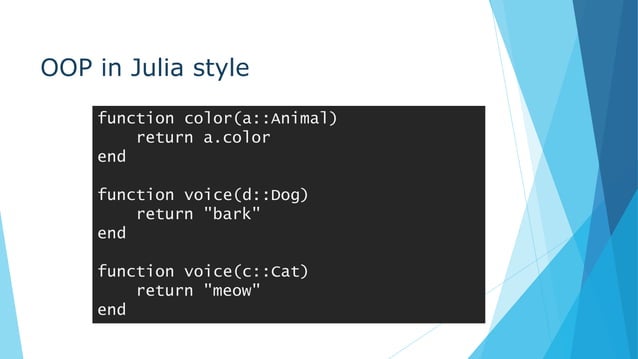20170113 julia’s type system and multiple dispatch | PPT
