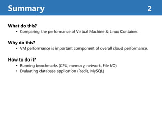 An Updated Performance Comparison of Virtual Machines and Linux Containers | PDF | Operating ...