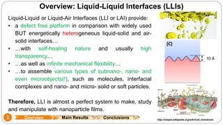 Public Defense "Assemblies of gold nanoparticles at liquid-liquid interfaces: from liquid optics ...