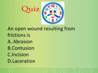 Pressure Ulcer Staging Quiz