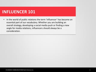 Influencers 101 | PPT
