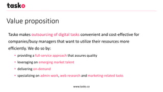 Tasko (tasko.co) Pitch | PPTX
