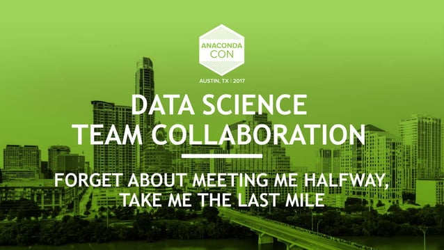 Anaconda Data Science Collaboration | PPTX