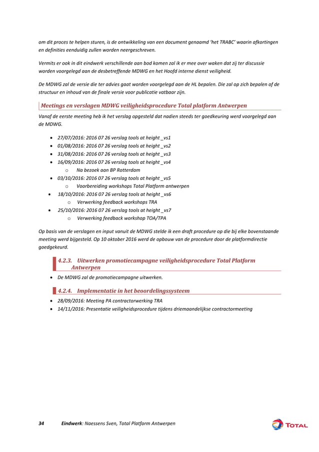 Werken aan de top: Opgepast voor vallende arbeidsmiddelen | PDF
