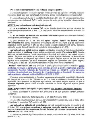 Anunt regim agricultori | PDF