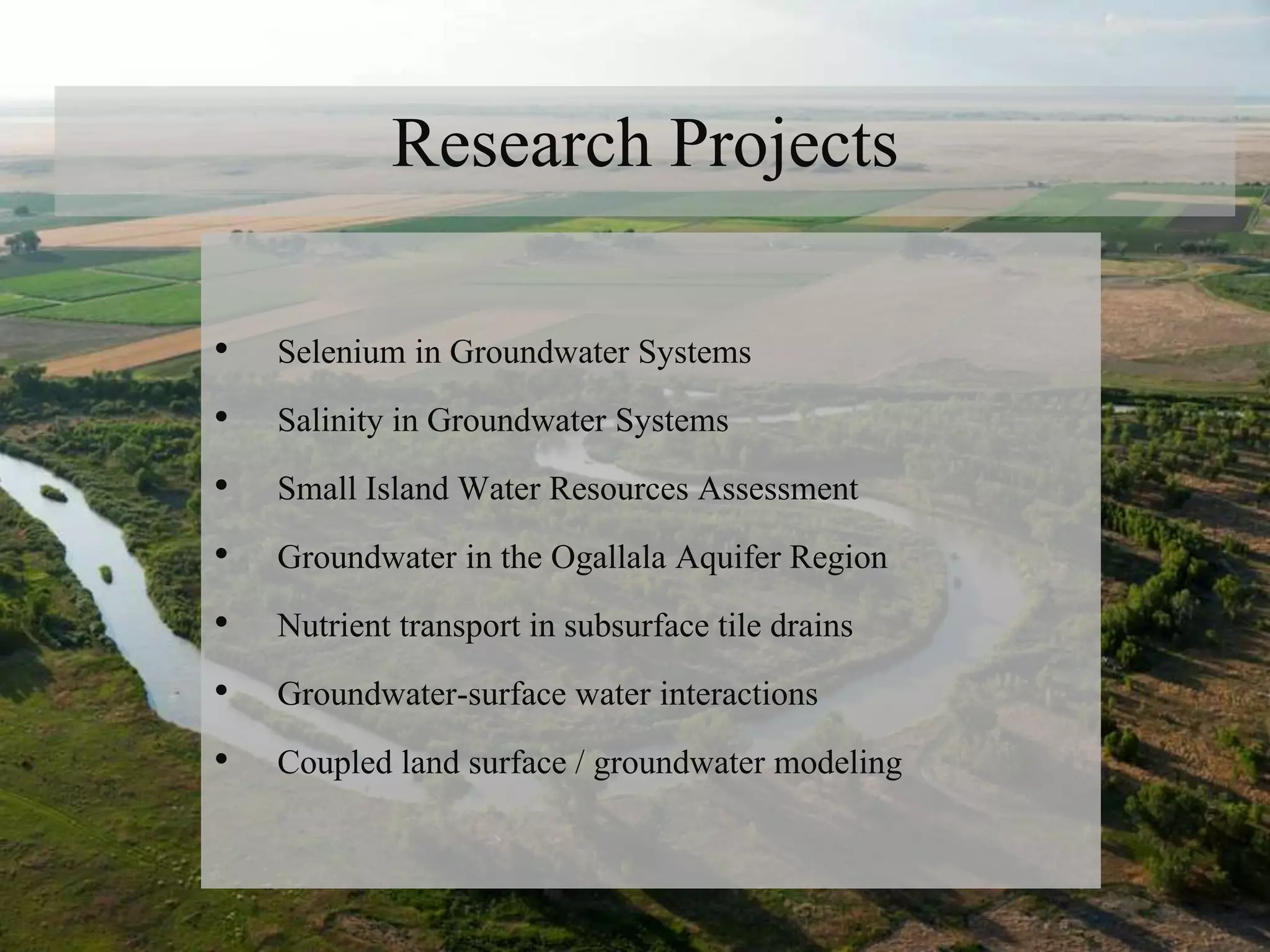 Water Quality Modeling for Groundwater, Surface Water, and Watersheds: Basic Theory and ...