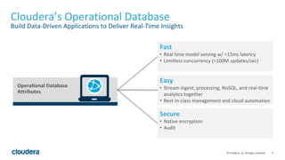 Part 2: Cloudera’s Operational Database: Unlocking New Benefits in the Cloud | PPT