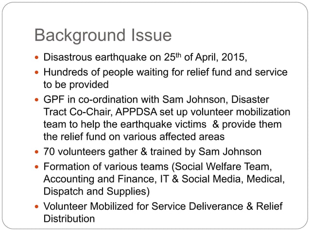 20170217 disaster risk reduction & youth capacity building rise nepal | PPT