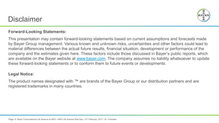 Bayer Case Study “Scientific Computing” | PPT