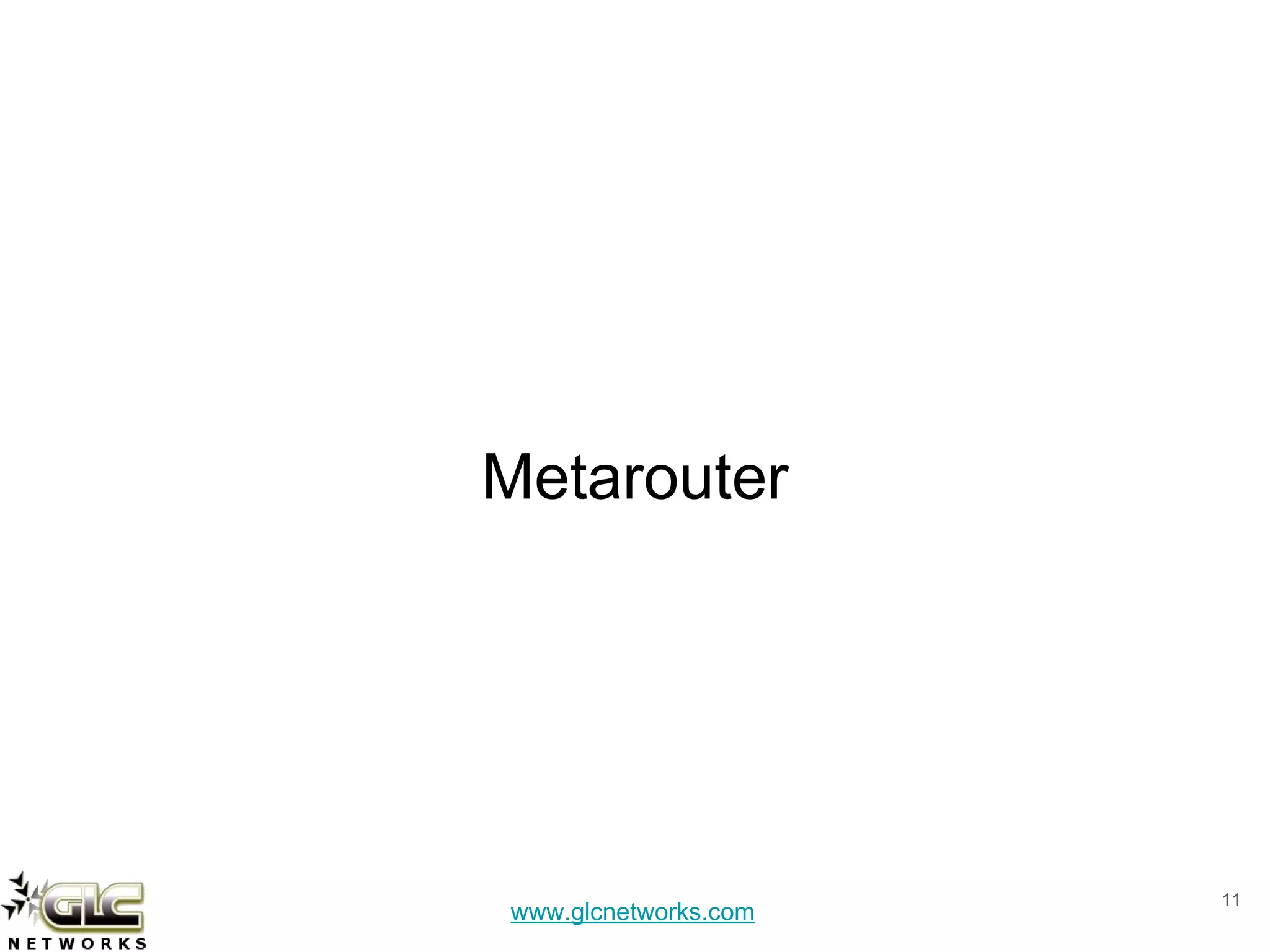Mikrotik metarouter | PPT