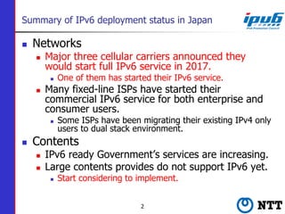 Japan IPv6 Measurement | PDF | Internet | Computing