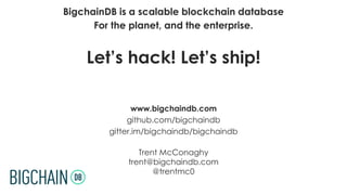 The Evolution of Blue Ocean Databases, from SQL to Blockchain | PPT