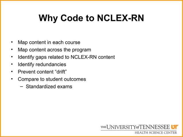 Using ExamSoft Codings to Identify Gaps and Strengths with the NCLEX-RN ...