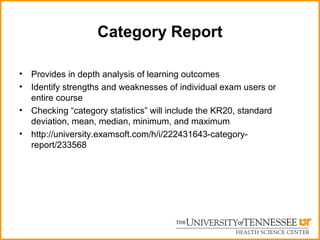 Using ExamSoft Codings to Identify Gaps and Strengths with the NCLEX-RN ...