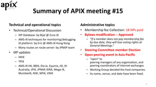 APIX Report | PPT