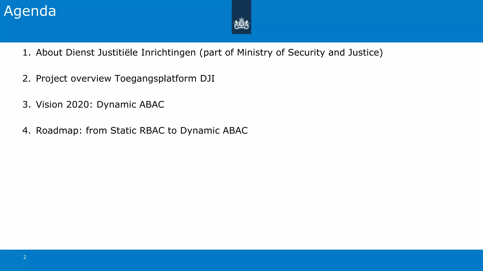Roadmap from Static RBAC to Dynamic ABAC @ IDM Europe 2017 | PPT