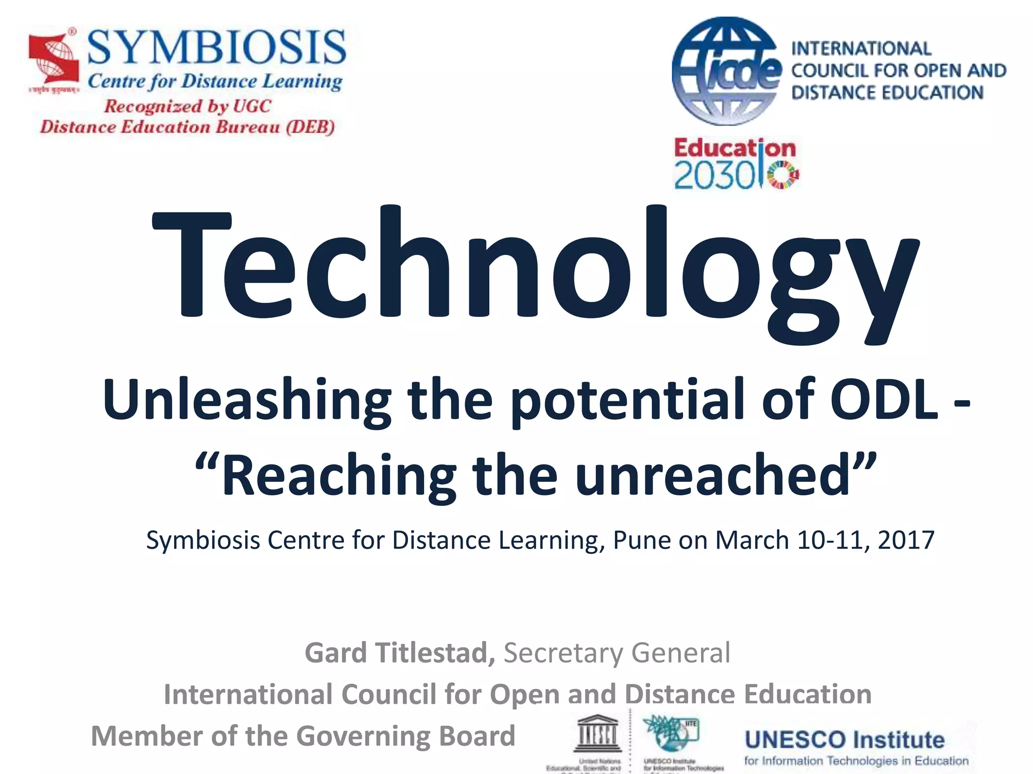 Technology trends in Higher Education | PPTX