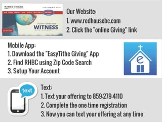 RHBC Announcements 3/12 | PPT