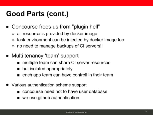 Lessons Learned: Using Concourse In Production | PDF