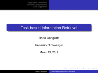 Task-Based Information Retrieval | PPT