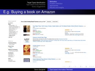 Task-Based Information Retrieval | PPT