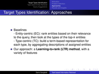 Task-Based Information Retrieval | PPT