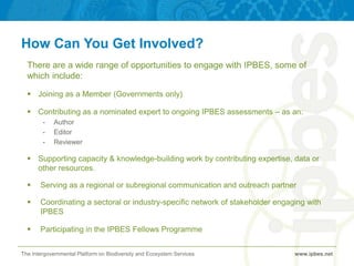 An Introduction to IPBES | PPTX