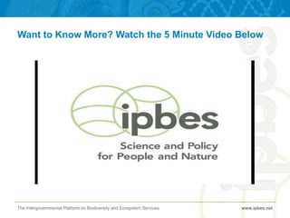 An Introduction to IPBES | PPTX