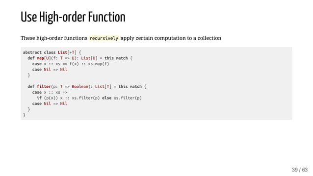 Loop Like a Functional Programing Native