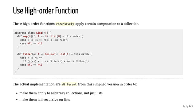Loop Like a Functional Programing Native