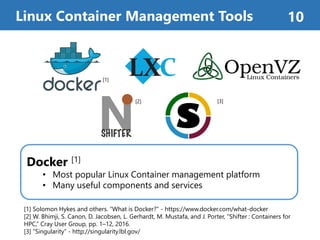 Evaluation of Container Virtualized MEGADOCK System in Distributed Computing Environment | PPT