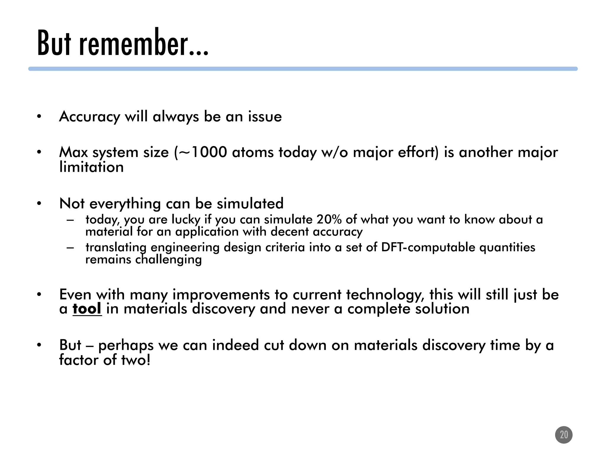 Combining density functional theory calculations, supercomputing, and data-driven methods to ...