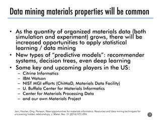 Combining density functional theory calculations, supercomputing, and data-driven methods to ...