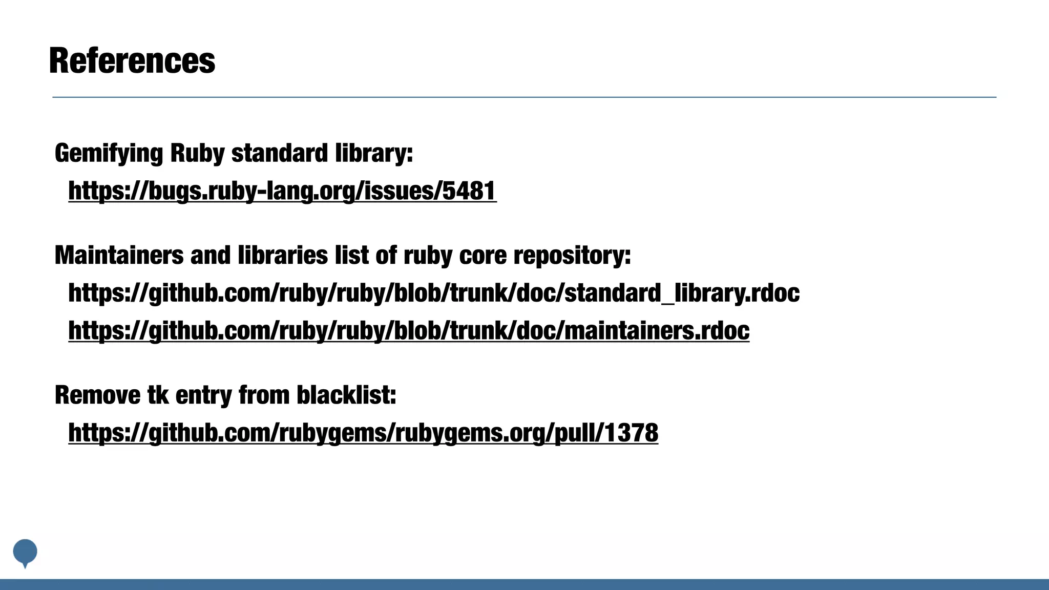 Gemification plan of Standard Library on Ruby | PPT
