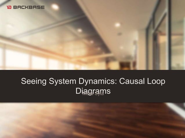 Seeing System Dynamics: Causal loop diagrams | PPT