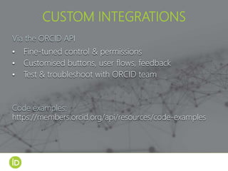 ORCID API | PPT