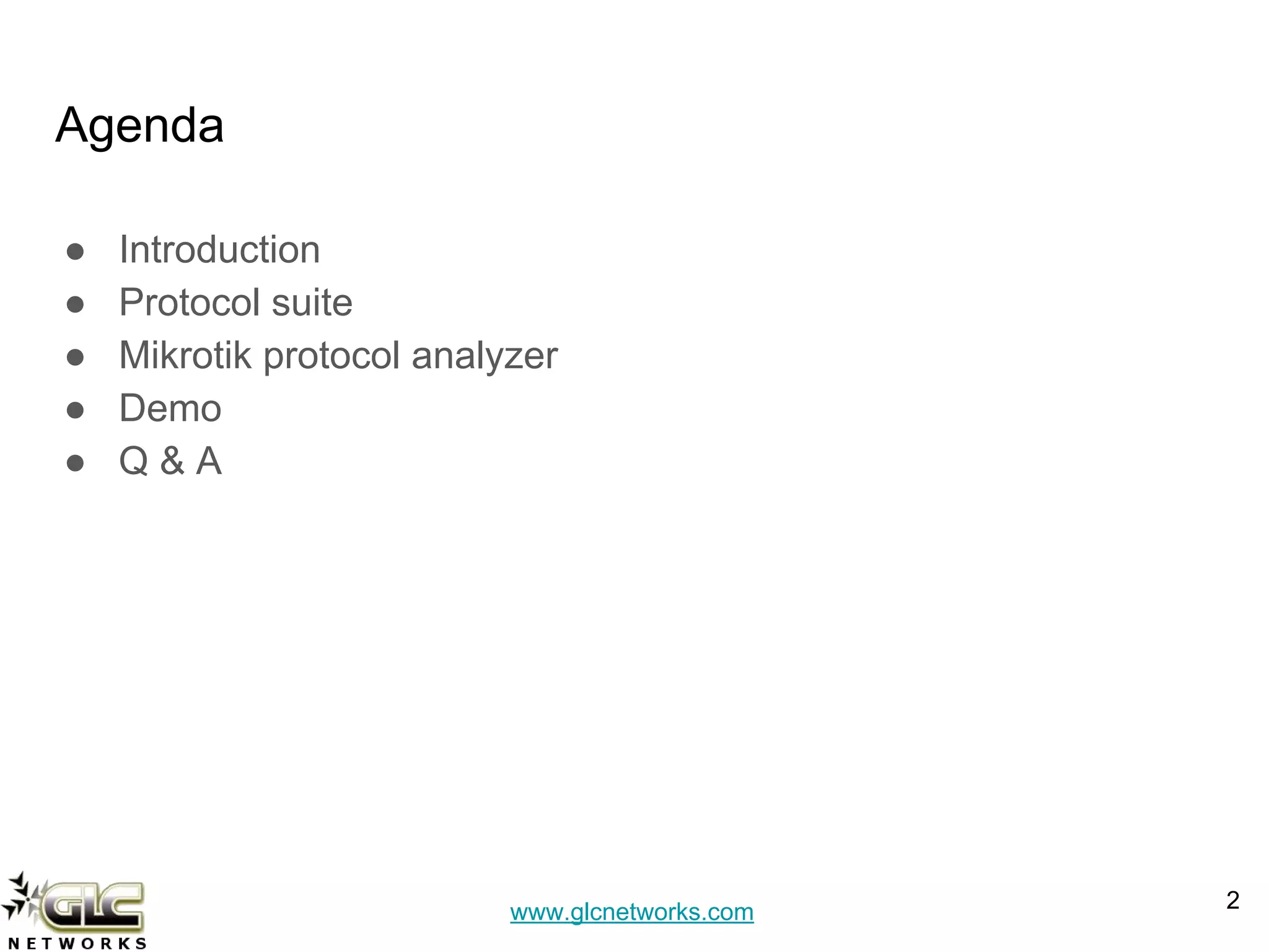 Using Protocol Analyzer On Mikrotik Ppt
