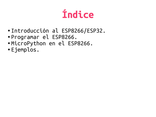 MicroPython en el ESP8266 | PDF | Programming Languages | Computing