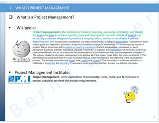 Project Management | PDF | Business | Business and Finance