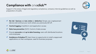 oneclick Application Delivery and Streaming Platform | PPT