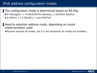 OpenStack Neutron IPv6 Lessons | PPT