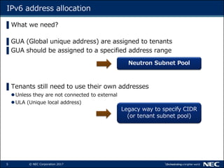 OpenStack Neutron IPv6 Lessons | PPT