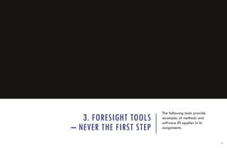 Foresight Methods and Practice: Lessons Learned from International ...